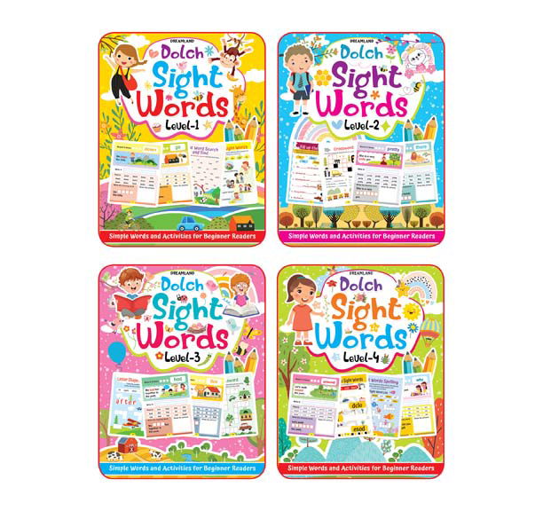 Dolch Sight Words Books Pack- 4 Books – Tinycubs