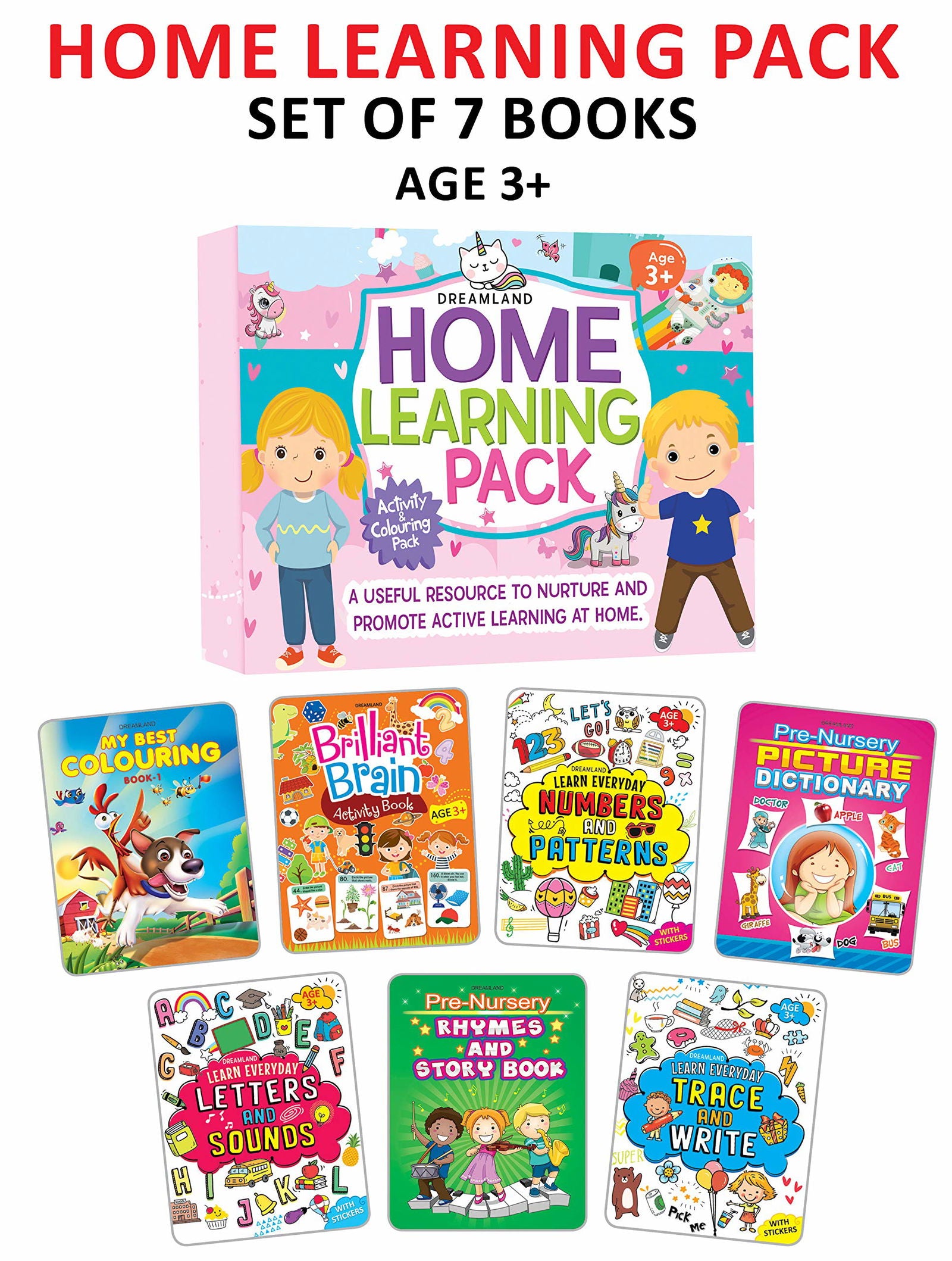 Home Learning Pack Age 3+ – Tinycubs