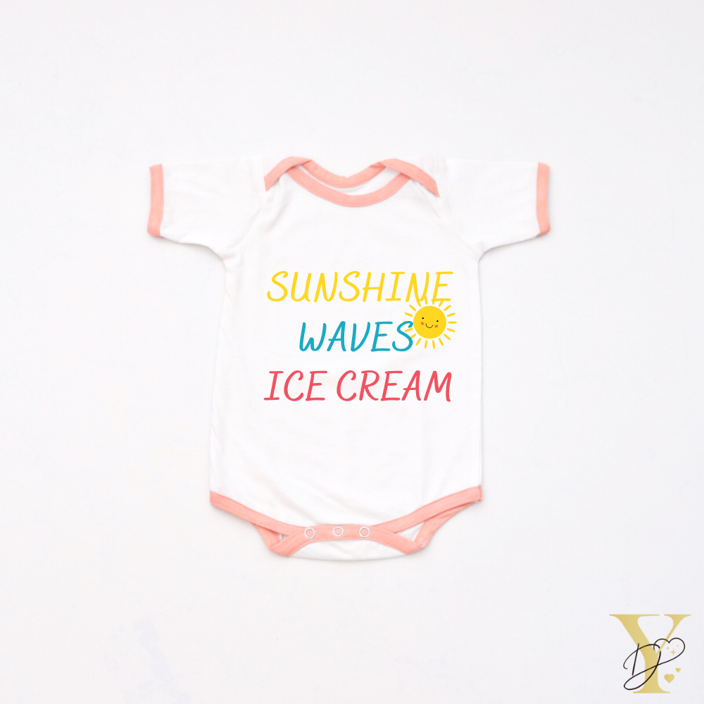 Personalised Sunshine, Waves Bodysuit – Tinycubs