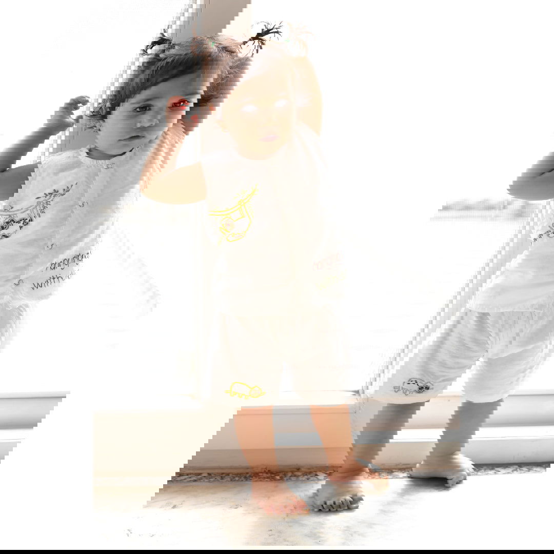 Chill and Cute Sloth Jhablas Vests Set for Kids – Tinycubs