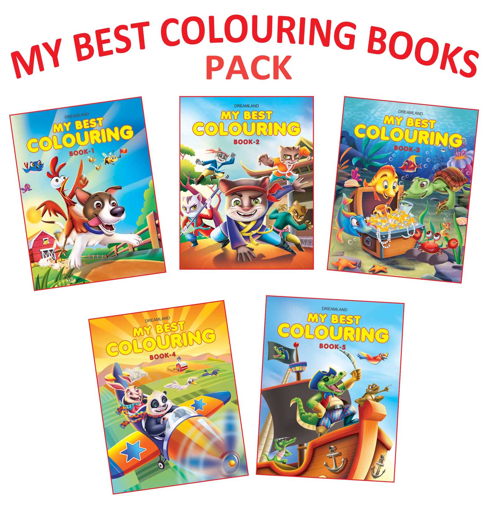 Best Colouring - pack (5 titles) – Tinycubs