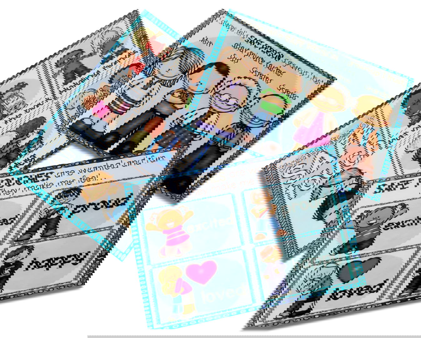 Safe and unsafe touch flashcards – Tinycubs